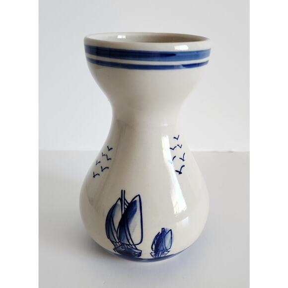 Unbranded | Accents | Handpainted Blue White Dutch Windmill Sailboat ...